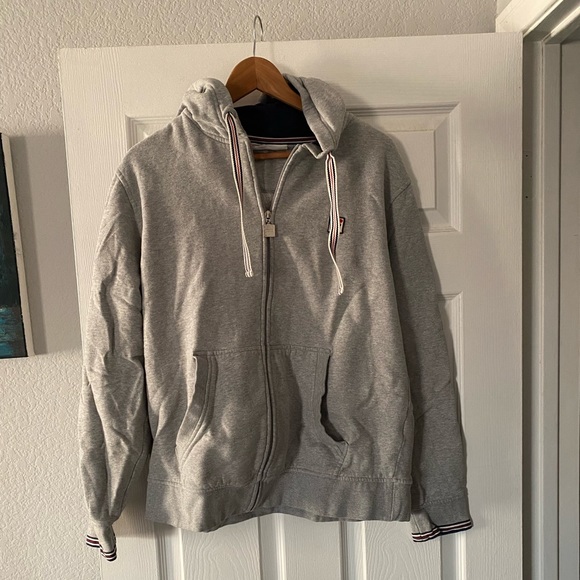 Fila | Jackets & Coats | Gray Fila Zip Up Hoodie | Poshmark